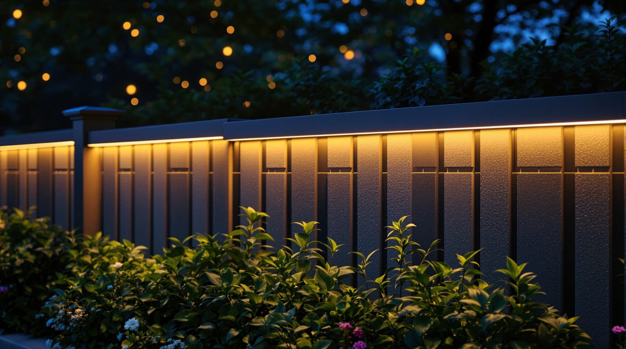 LED-Leiste für den Gartenzaun: Ideen für stimmungsvolle Beleuchtung ...